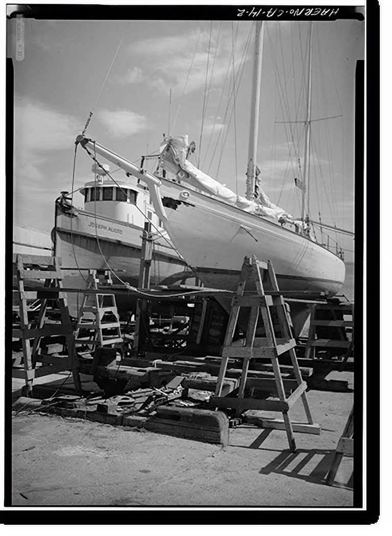 Historic Print, Anderson-Christofani Shipyard, Innes Avenue & Griffith ...