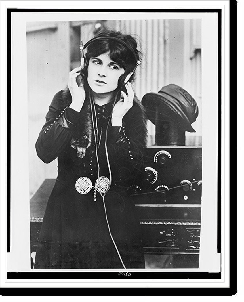 Historic Print, [Anne Cornwall, half-length portrait, standing, facing ...