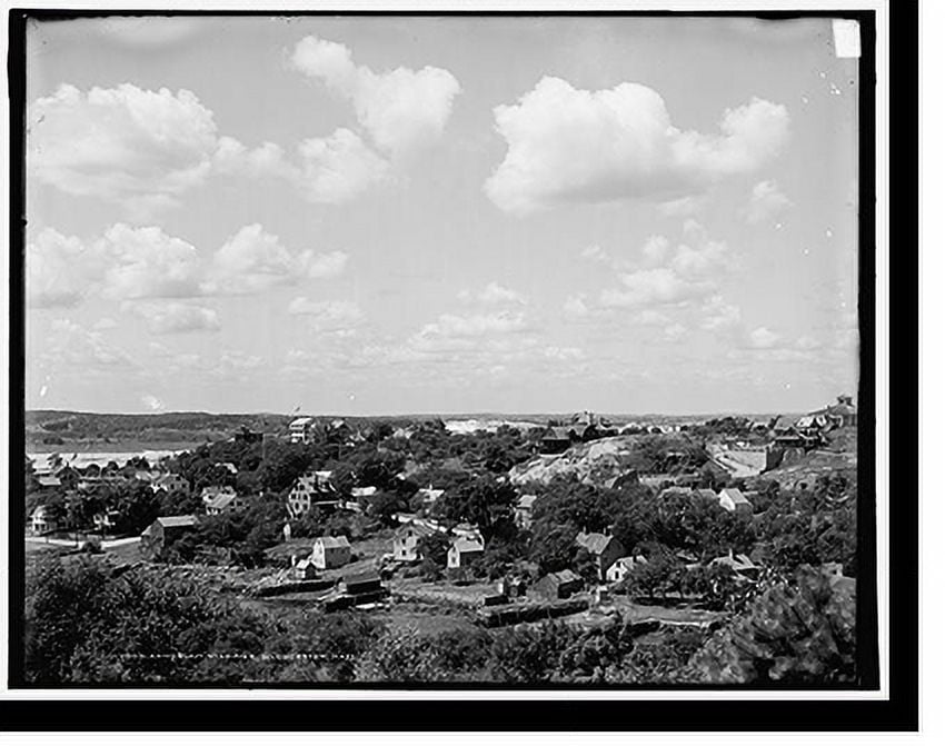 Historic Print, Annisquam Village, Gloucester, Mass., 16" x 20 ...