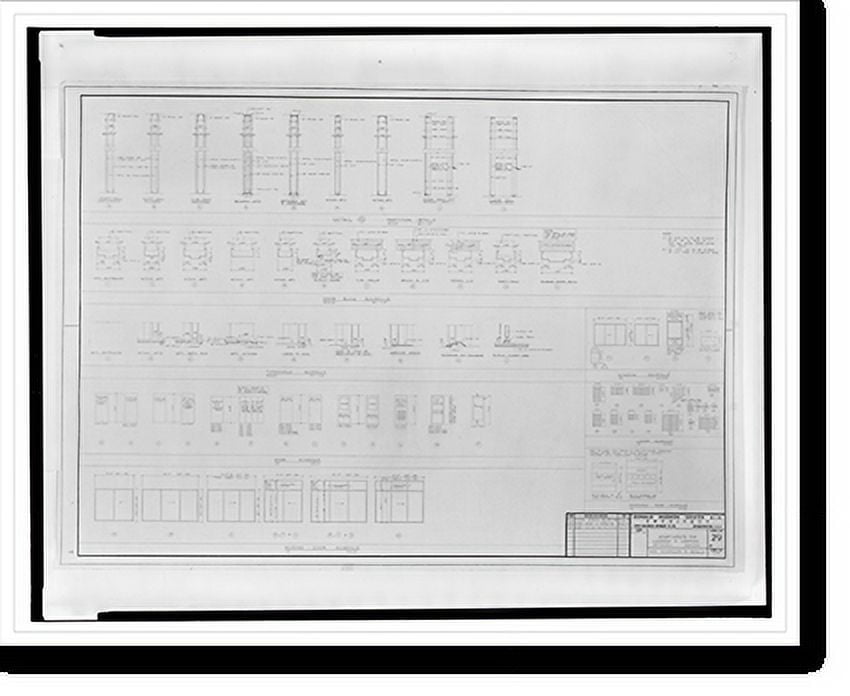 Historic Print, [Apartment house (The Promenade") for Landow & Company ...