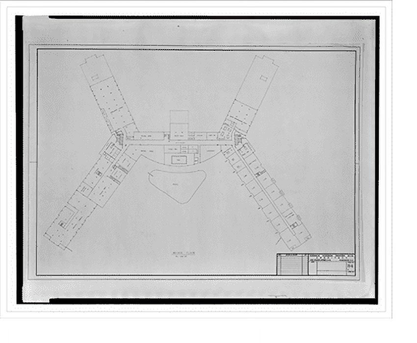 Historic Print, [Apartment house (The Promenade") for Landow & Company ...
