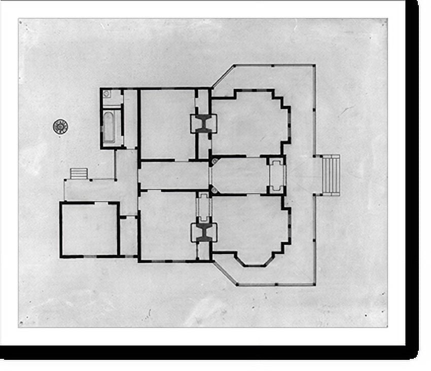 Historic Print, [Architectural and mechanical drawings by students at ...