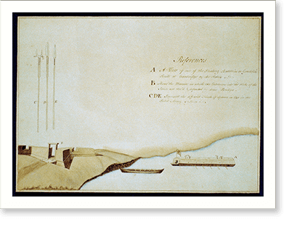 Historic Print, [Armaments of the American rebels].Charls Blaskowitz ...