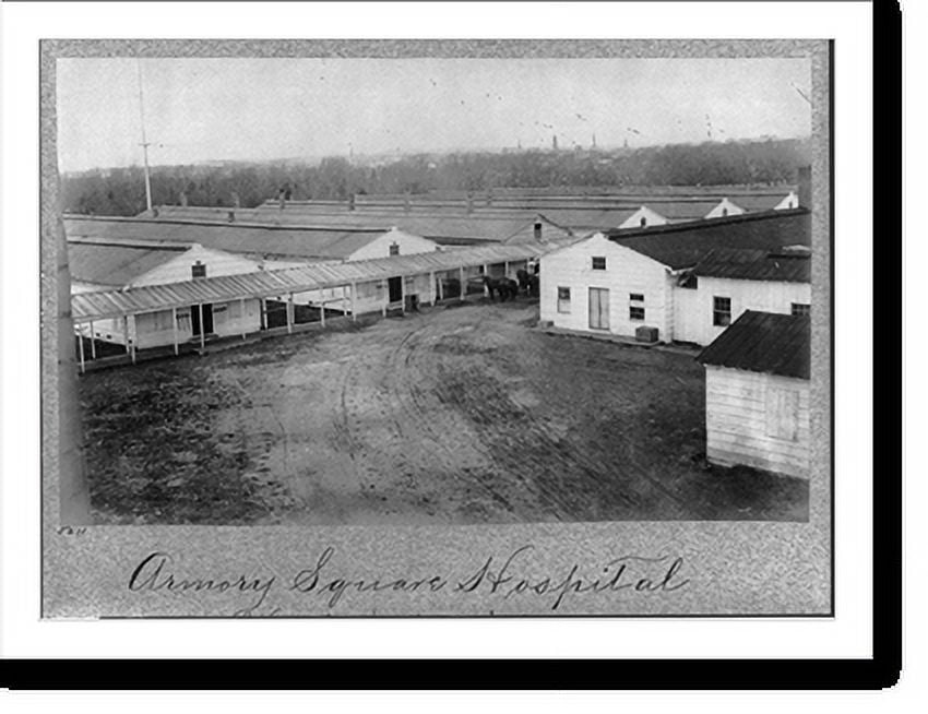 Historic Print, [Armory Square Hospital, Washington, D.C. - view of ...