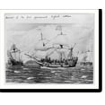Historic Print, Arrival of the first permanent English settlers off ...