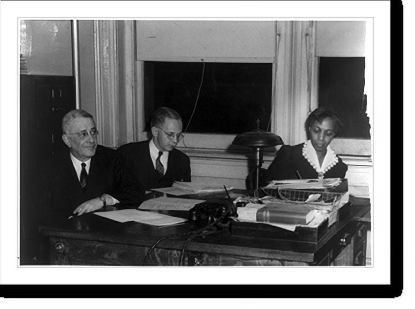 Historic Print, [Arthur B. Spingarn, Walter White, and Richetta G ...