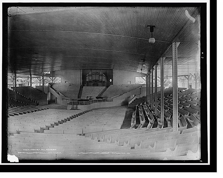 Historic Print, Assembly hall, Chautauqua - 2, 16" x 20" - Walmart.com