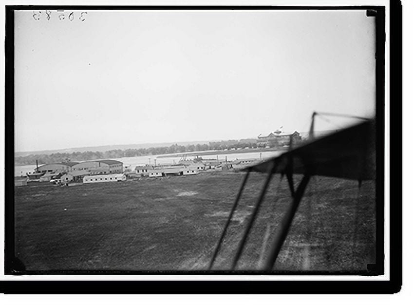 Historic Print, BOLLING FIELD. FIRST AIRPORT AT WASHINGTON, D.C. VIEW ...