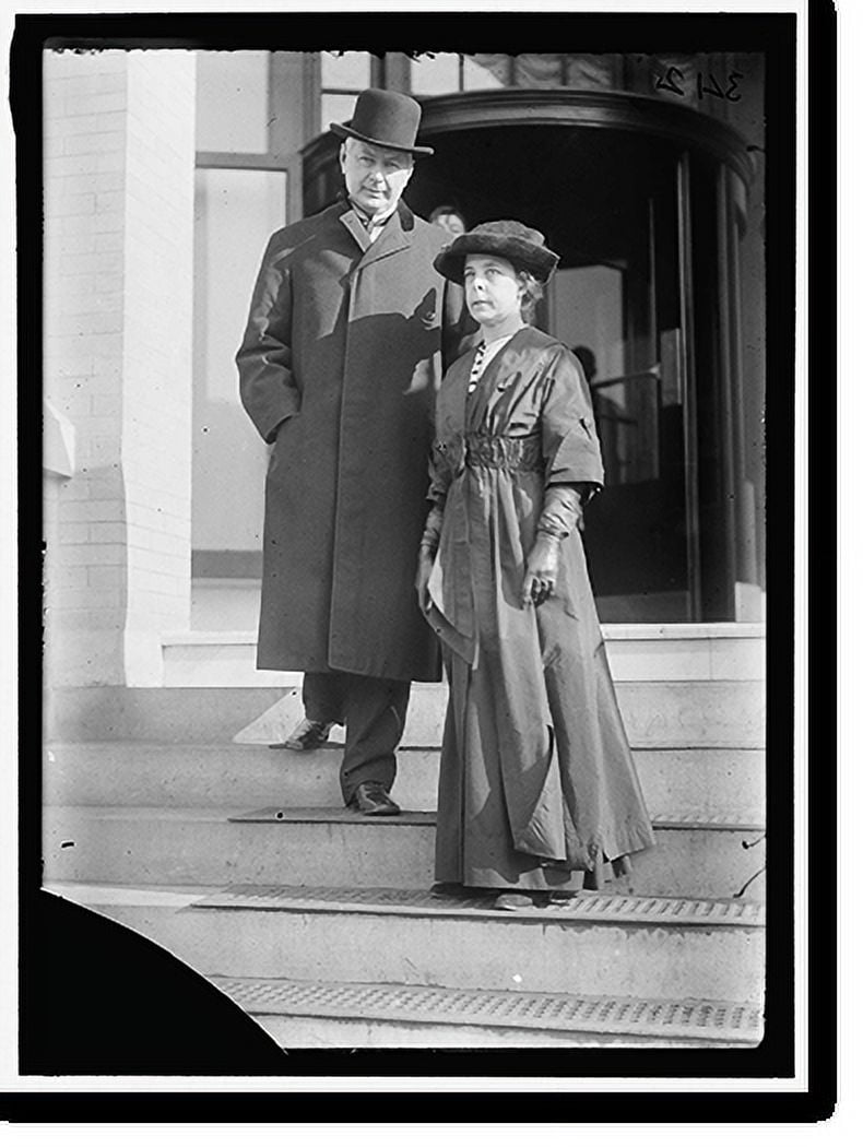 Historic Print, BURLESON, MRS. ALBERT SIDNEY WITH POSTMASTER GENERAL ...