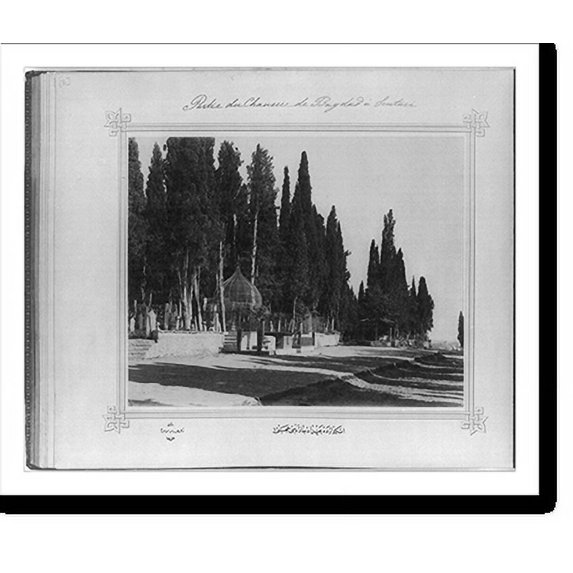 Historic Print, [Baghdad Street in Üsküdar].Lieutenant Colonel of the ...
