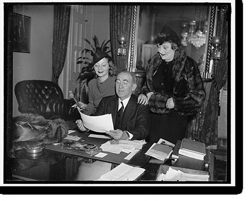 Historic Print, Bankheads together again. Washington, D.C. Speaker of ...