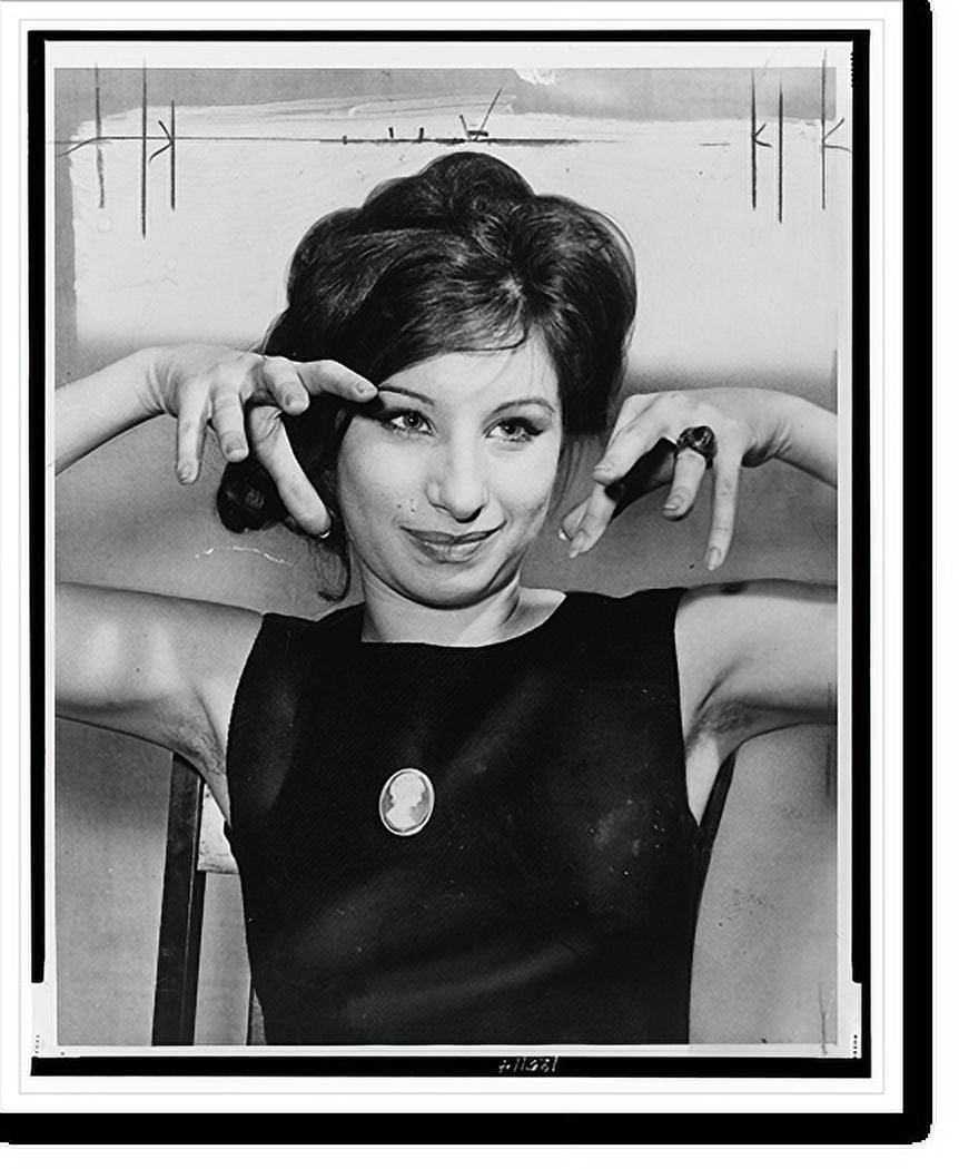 Historic Print, [Barbra Streisand, half-length portrait, facing front ...