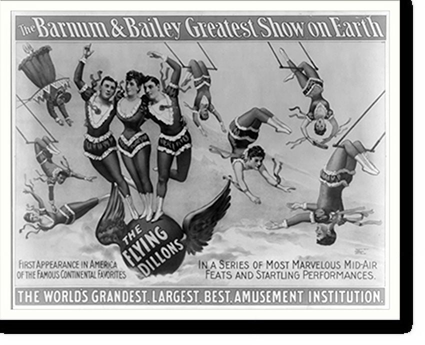 Historic Print, The Barnum & Bailey greatest show on earth, the world's ...