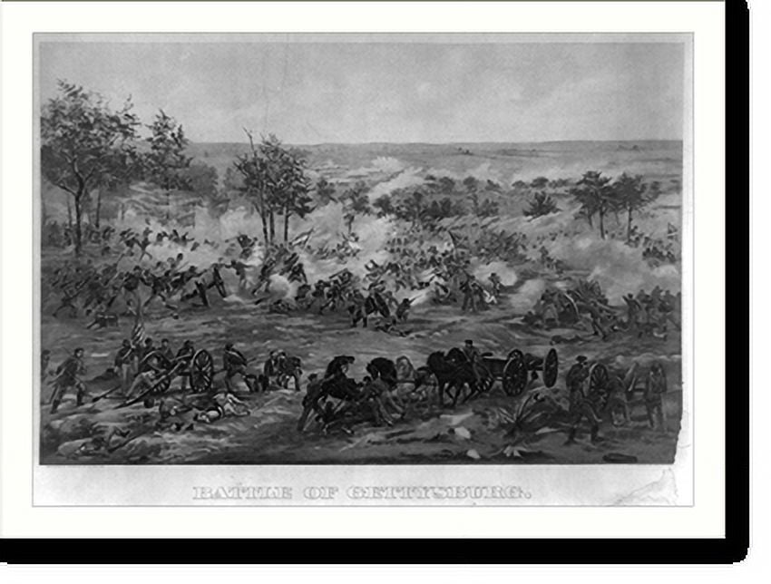 Historic Print, Battle of Gettysburg - 2, 16" x 20" - Walmart.com