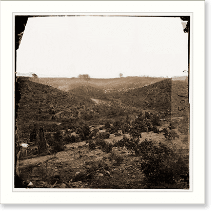 Historic Print, Belle Plain Virginia. Encampment of 7000 Confederates ...