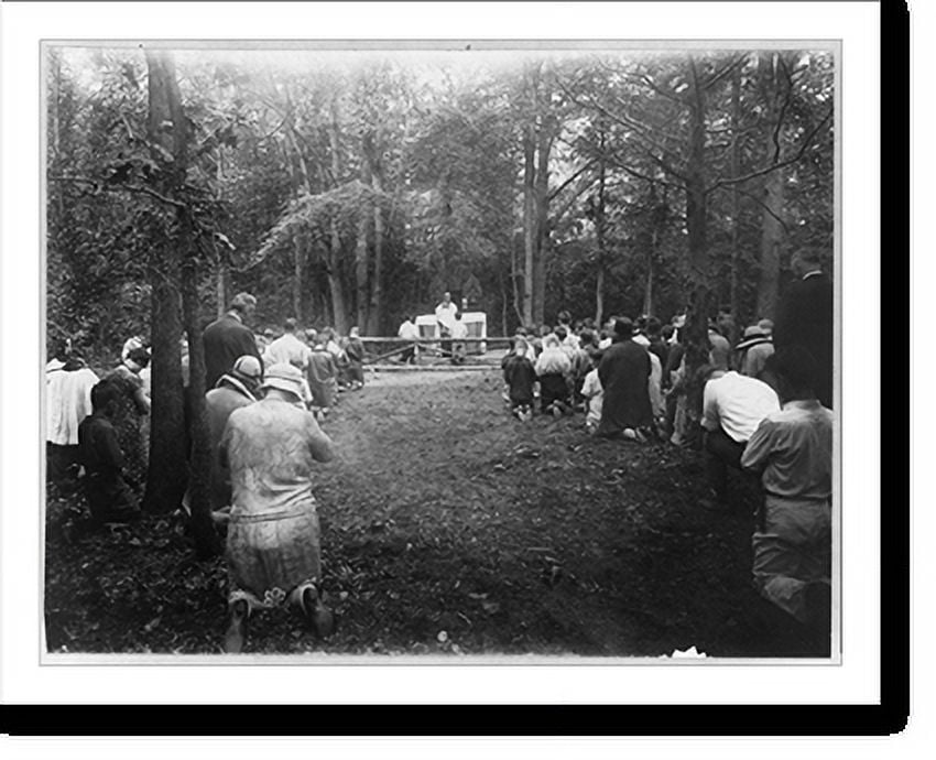 Historic Print, Benediction - Camp Molloy, Mattituck, Long Island, New ...