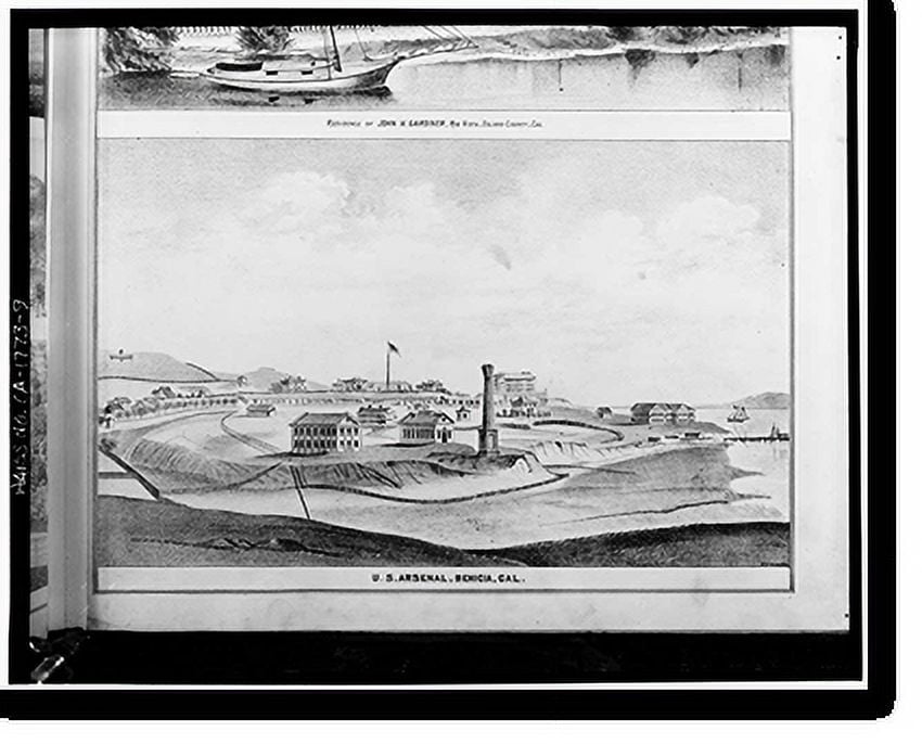 Historic Print, Benicia Arsenal, Benicia Industrial Park, Benicia ...