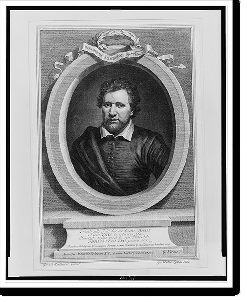 Historic Print, [Benjamin Johnson, English actor, head-and-shoulders ...