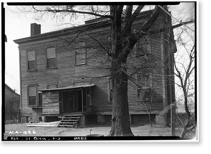 Historic Print, Benjamin Pinckney Worthington House, Sixth Avenue South ...