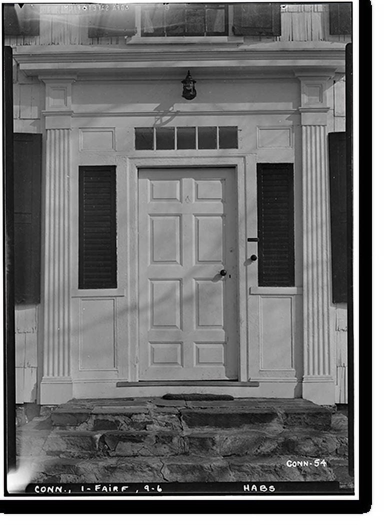 Historic Print, Benjamin Sturges House, 13 Rowland Road, Fairfield ...