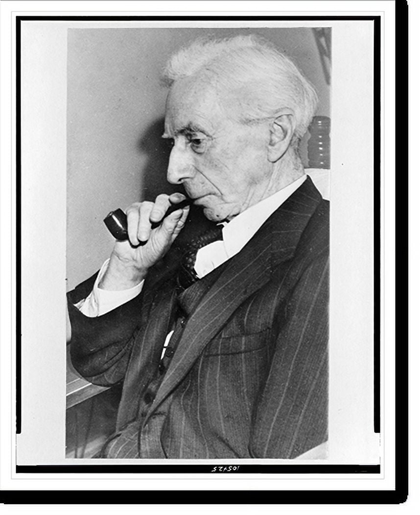 Historic Print, [Bertrand Russell, half-length portrait, facing left ...