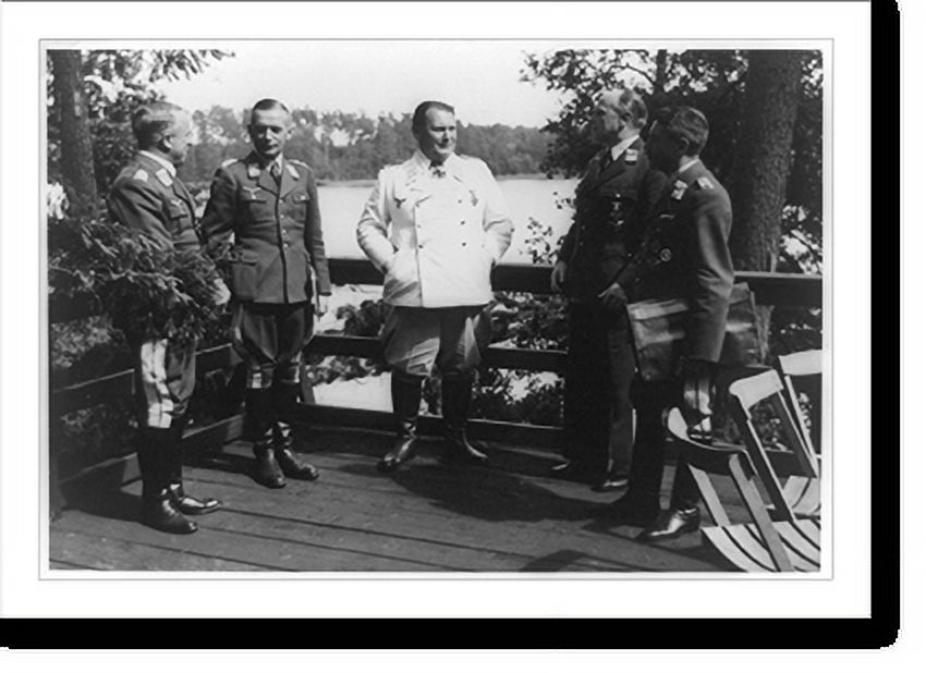 Historic Print, Besprechung des Reichsmarschalls mit ...