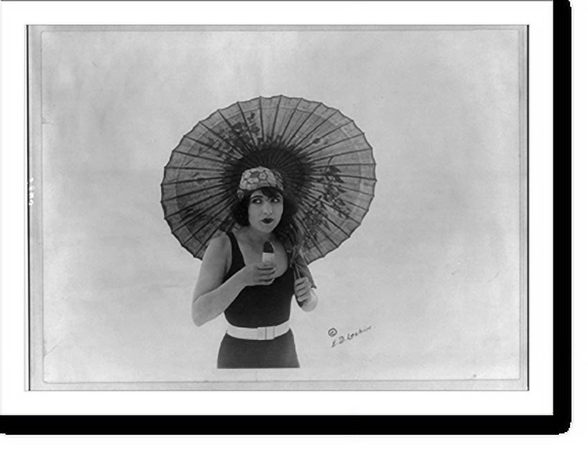 Historic Print, [Betty Compson, half length portrait, standing, with ...