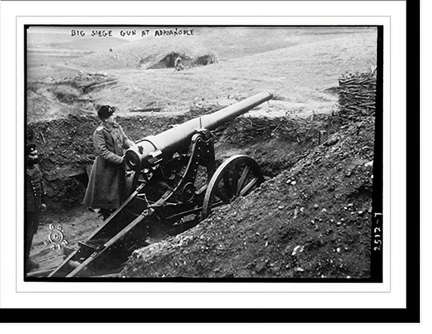 Historic Print, Big Siege Gun at Adrianople, 16" x 20" - Walmart.com