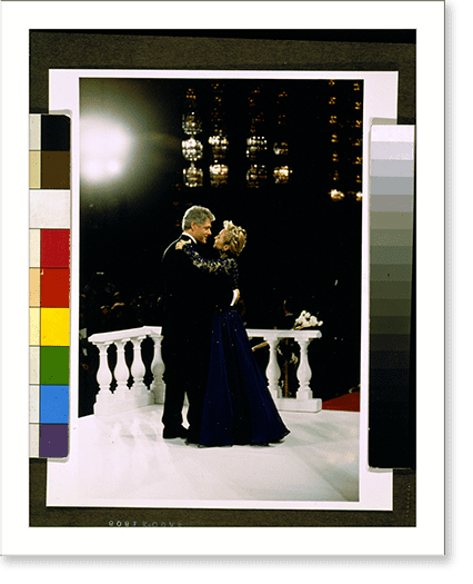 Historic Print, [Bill Clinton and Hillary Rodham Clinton, full-length ...