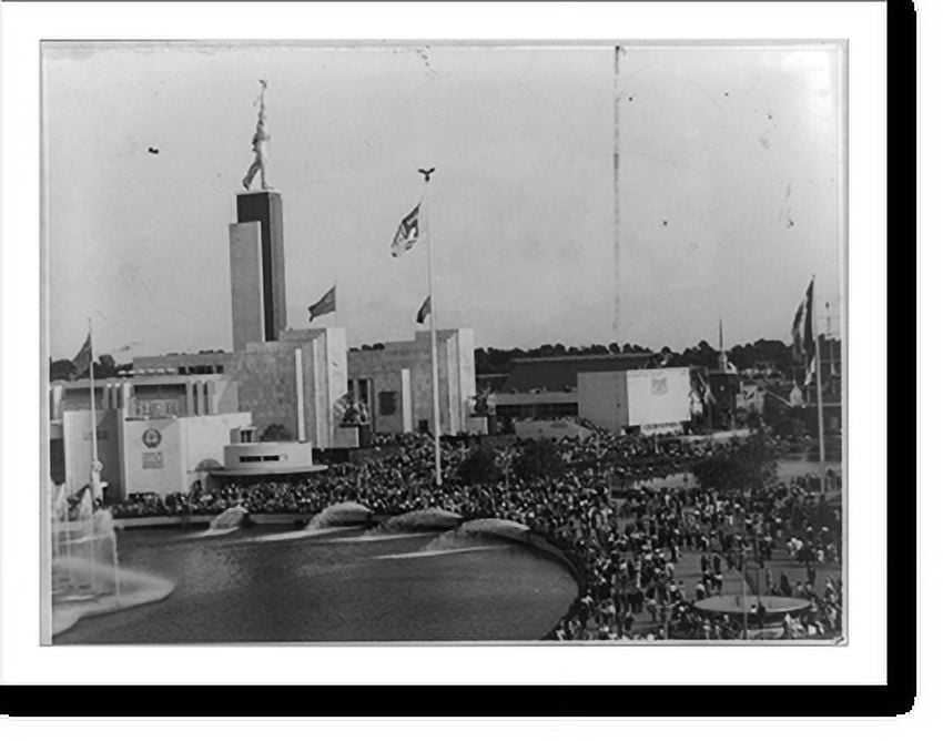 Historic Print, [Bird's-eye view of New York World's Fair, showing the ...