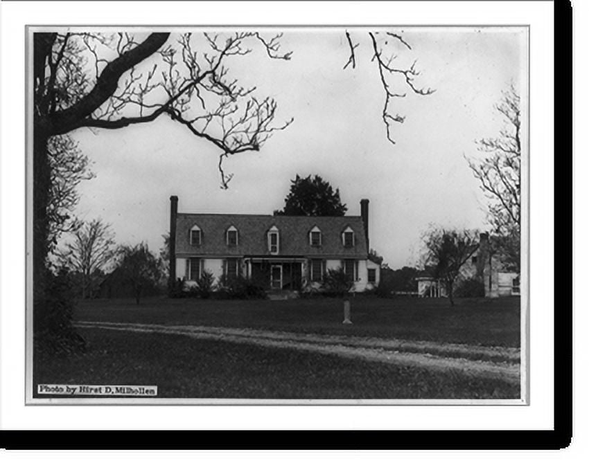 Historic Print, [Birthplace of John Tyler, Greenway, Charles City ...