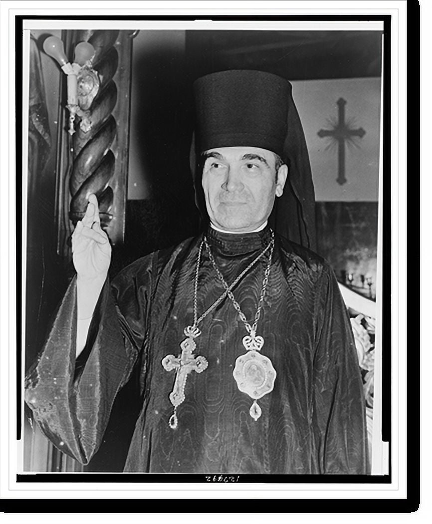 Historic Print, [Bishop Fan Stylian Noli, half-length portrait, facing ...