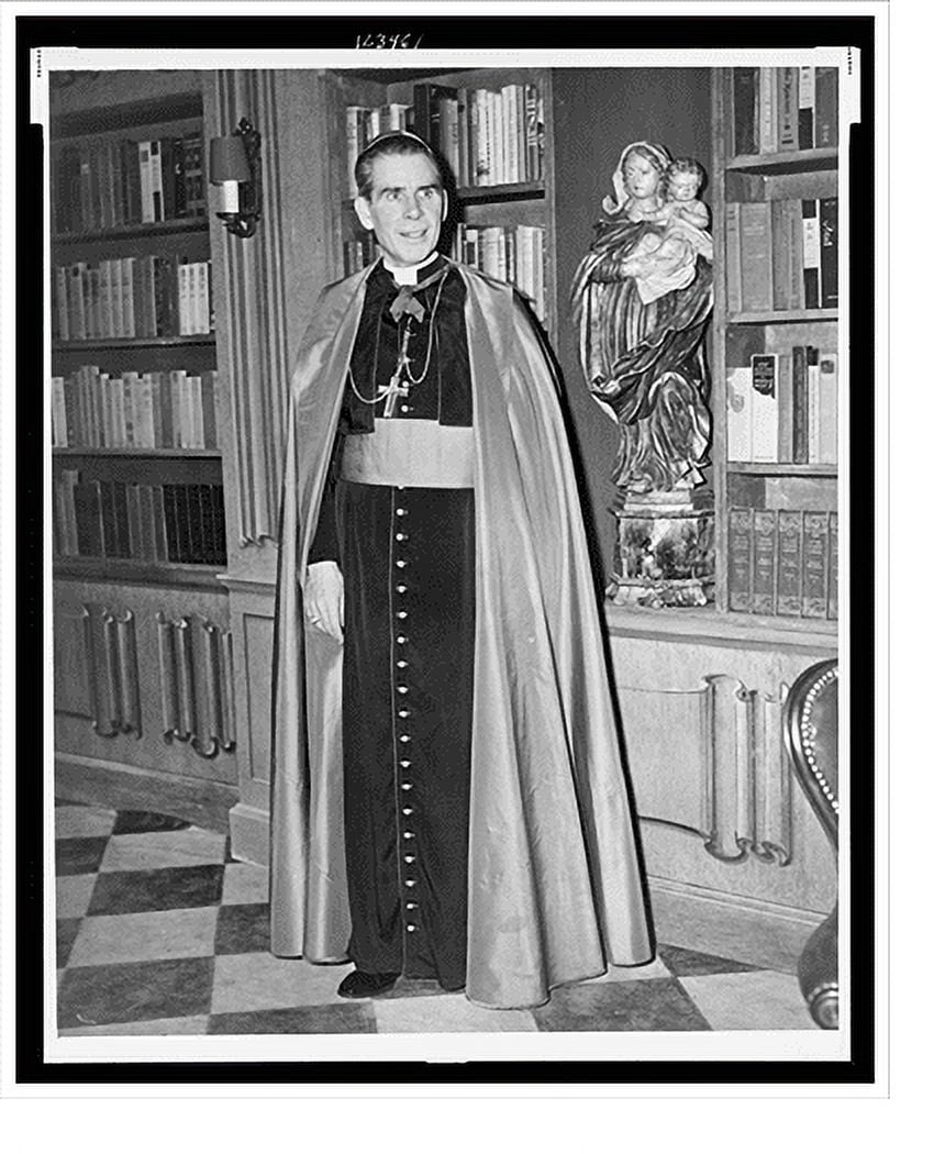 Historic Print, [Bishop Fulton J. Sheen, full-length portrait, standing ...