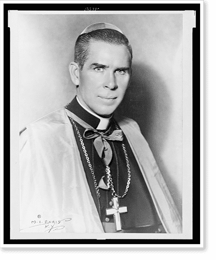 Historic Print, [Bishop Fulton J. Sheen, head-and-shoulders portrait ...