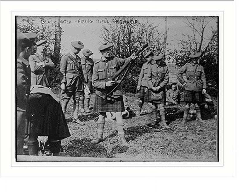 Historic Print, Black Watch . firing rifle grenade, 16" x 20" - Walmart.com
