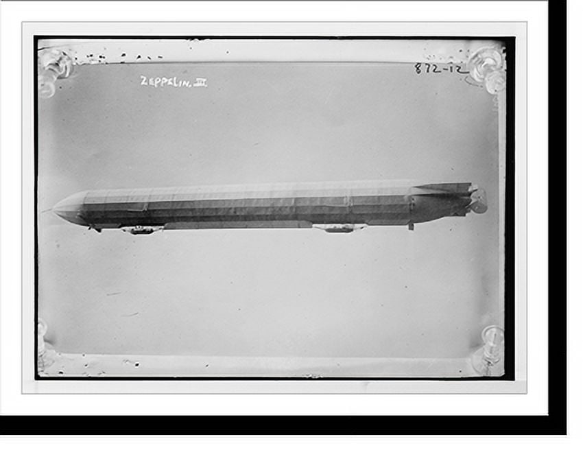 Historic Print, Blimp, Zeppelin No. 3, in flight, 18" x 24" - Walmart.com