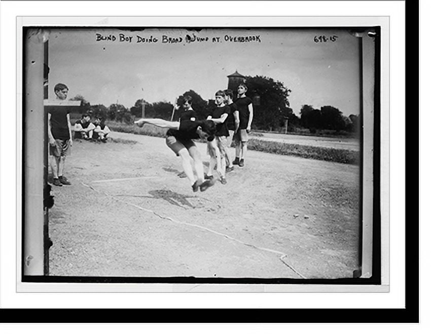 Historic Print, Blind boy broad-jumping, Overbrook, 18" x 24" - Walmart.com