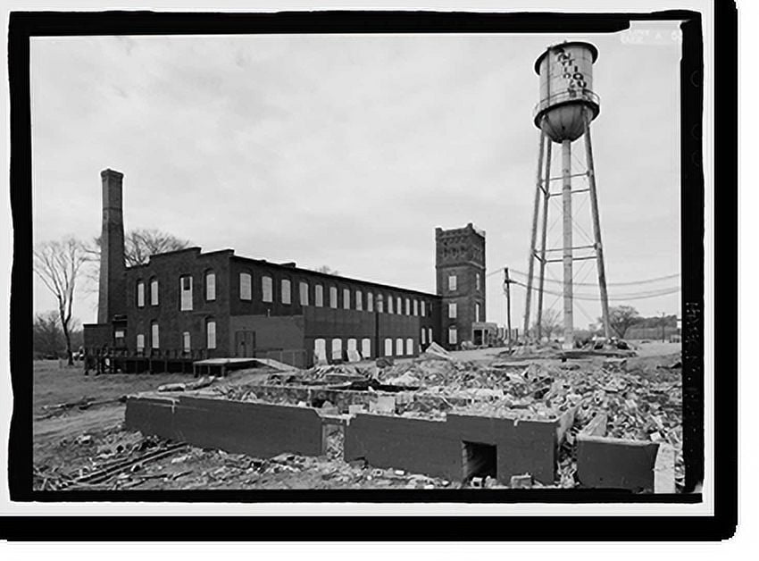 Historic Print, Blue Spring Cotton Mill, Route 20, Oxford, Calhoun ...