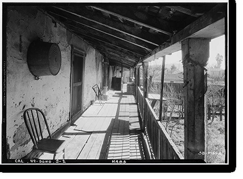 Historic Print, Blue Wing Inn, Sonoma, Sonoma County, CA - 2, 18" x 24 ...