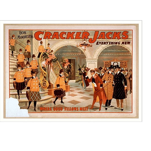 Historic Print, Bob Manchesters Cracker Jacks everything new. - 5, 16 ...