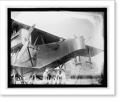 Historic Print, Bolling Field, Hadley Page on polo grounds - 2, 16" x ...