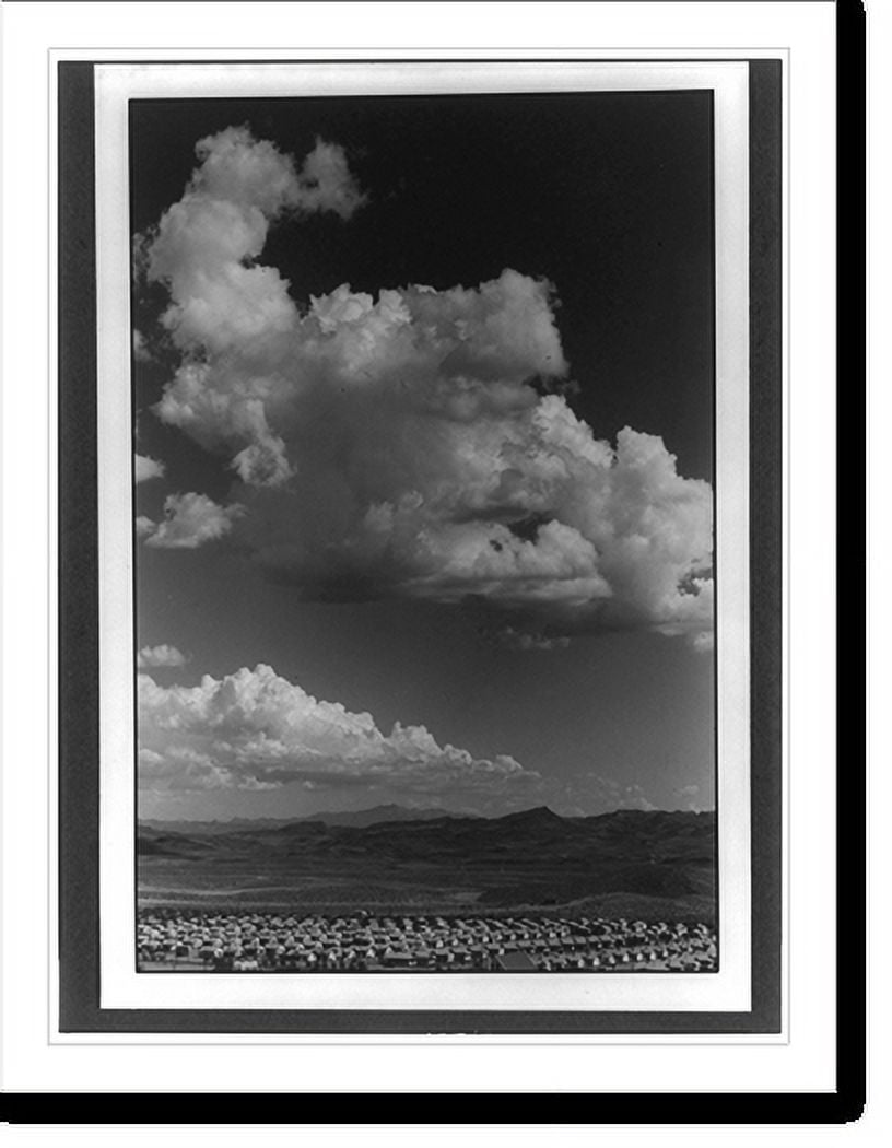 Historic Print, [Boulder City, Nevada. Desert clouds over Boulder City ...