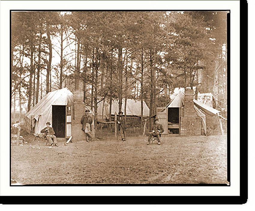Historic Print, Brandy Station Va. Quarters of Capt. Harry Clinton ...