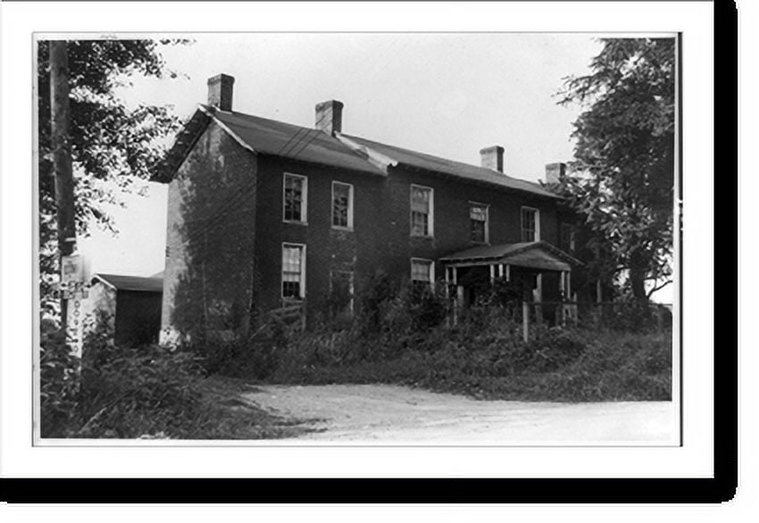 Historic Print, [Brick house of Mr. McCammitt Higgins near Galax ...