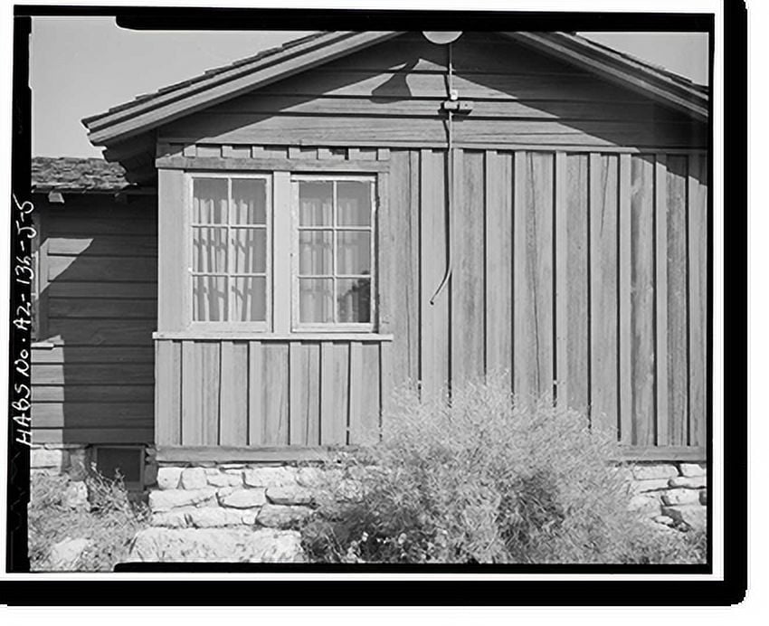 Historic Print, Bright Angel Lodge, Cabin No. 6185-6187, Grand Canyon ...