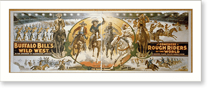 Historic Print, Buffalo Bill's Wild West and Congress of Rough Riders ...