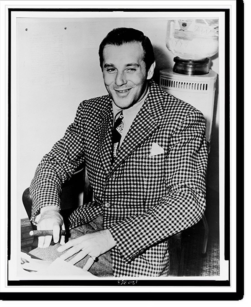 Historic Print, [Bugsy Siegel, three-quarter length portrait, seated ...