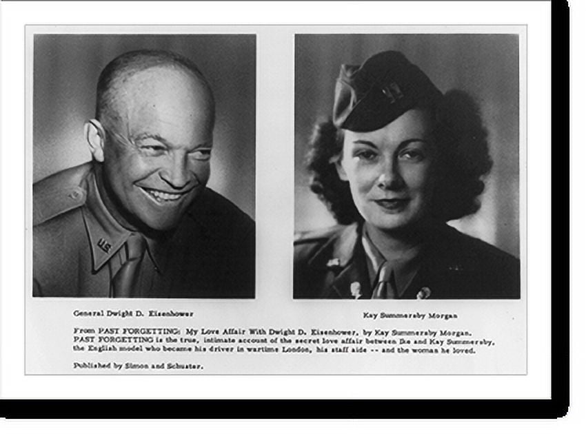 Historic Print, [Bust portraits of Dwight D. Eisenhower and Kay ...