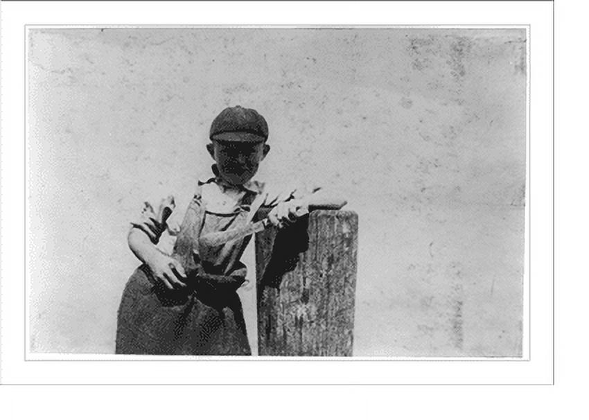 Historic Print, Butcher knife used by Ralph, a young cutter in a ...