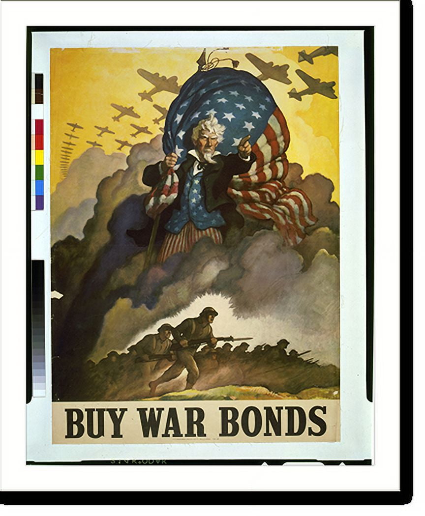 Historic Print, Buy war bonds - 2, 18" x 24" - Walmart.com